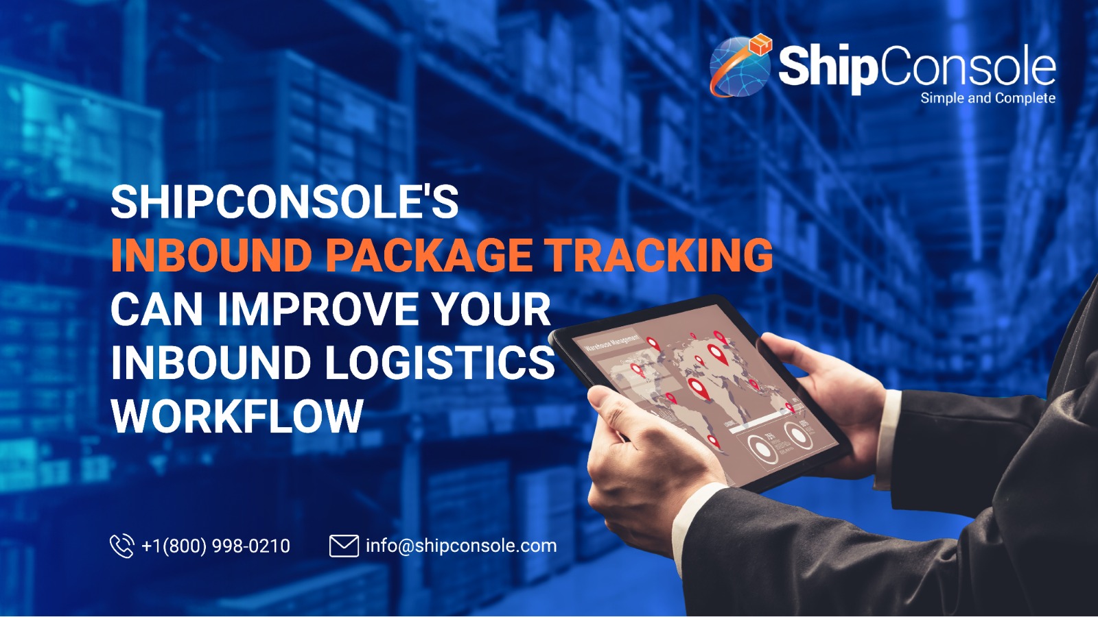 Inbound Package Tracking can Improve your Inbound Logistics Workflow Inbound Package Tracking can Improve your Inbound Logistics Workflow